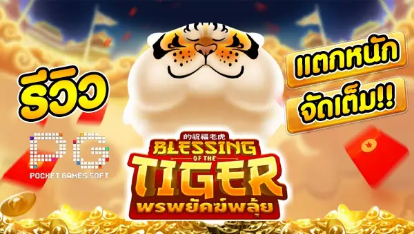 Blessing of the tiger เล่นง่ายได้ไวกับพรของเสือแห่งโชคลาภ